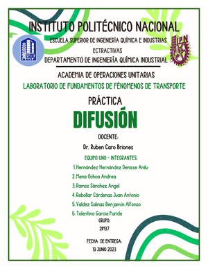 R134576 - Resumen Fenómenos de transporte - Luvia Milián Reyes HISTORIA ...