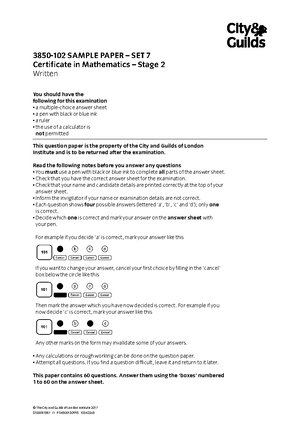 Math May 2024 Paper 2 Solutions - Mathematics - Studocu