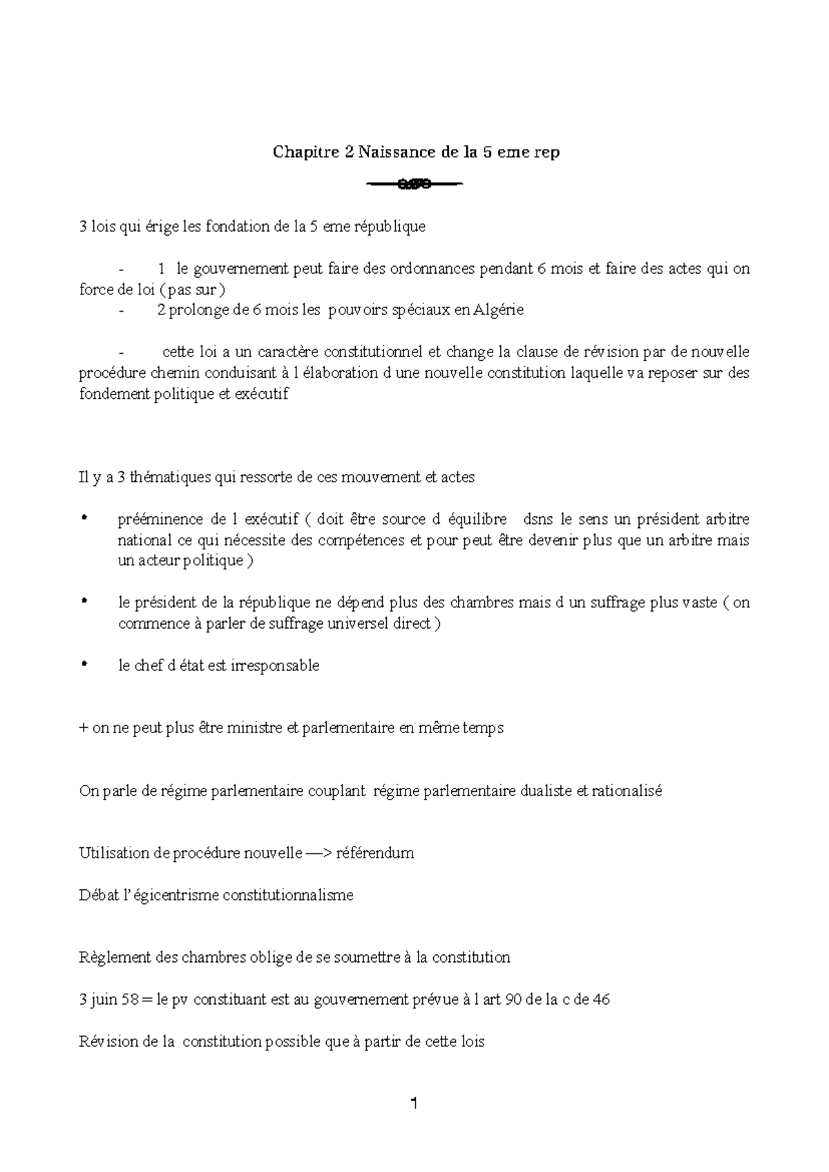 Révision constit à imprimer - 3 lois qui érige les fondation de la 5 ...