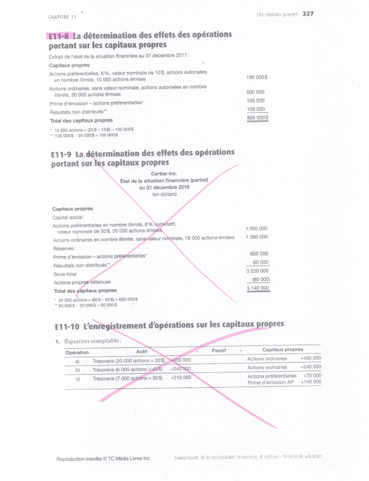 Solution E11-8 - Exercice 11.8 - SCO1250 - Studocu