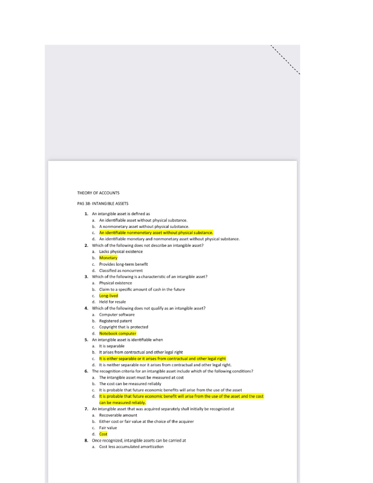 Pas 38 - adsaxaxax - Conceptual Framework and Accounting Standards ...