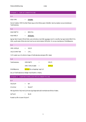 FP9 Matematik med hjælpemidler maj 2022 - Matematik FP Folkeskolens prøver Prøven med ...