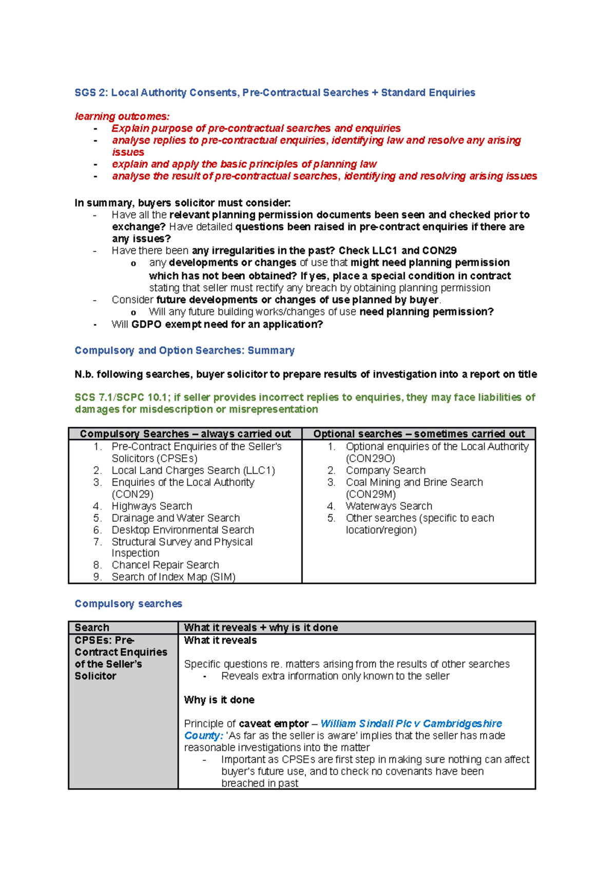 SGS 2 - summary of chapter + SGS notes for exam - SGS 2: Local ...