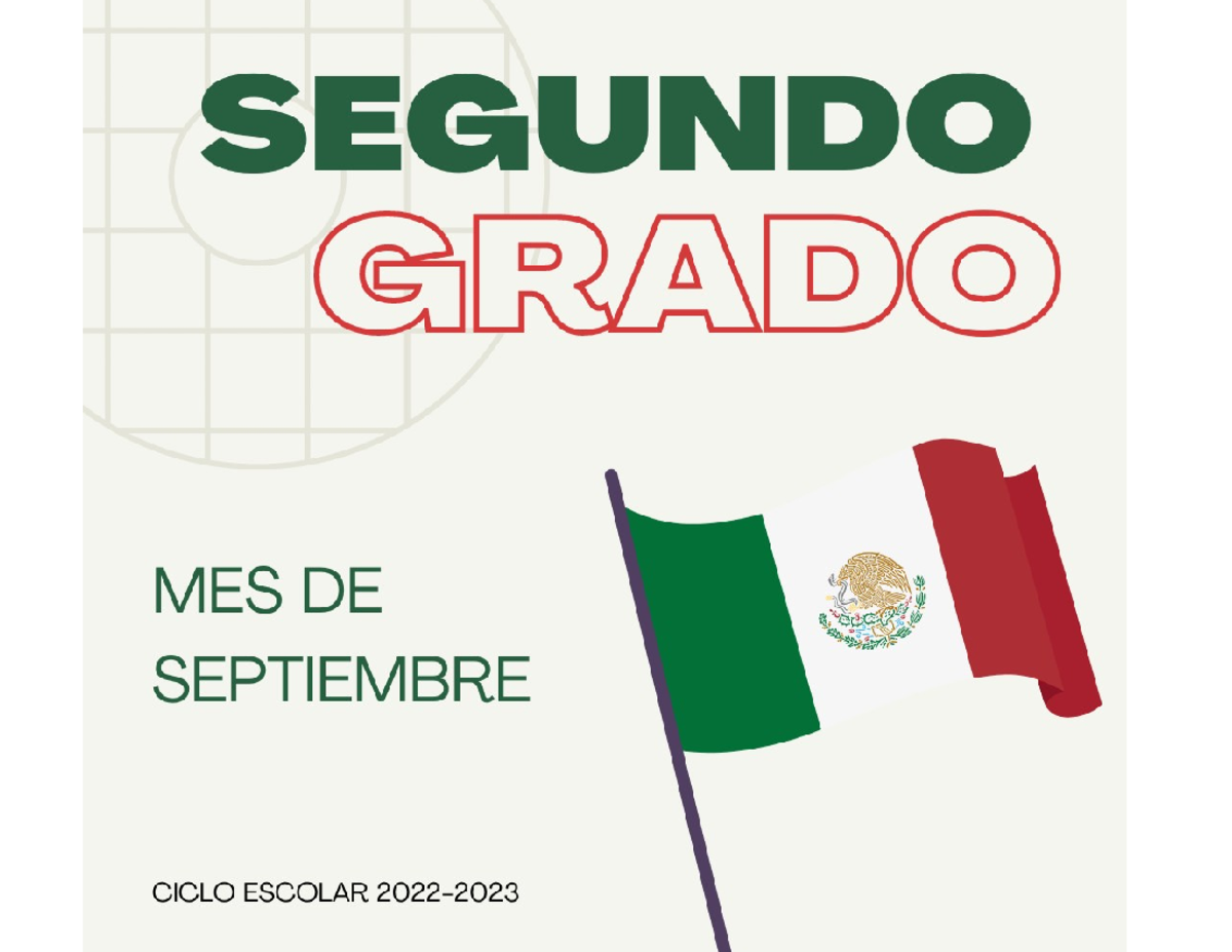 Septiembre - 2do 22 - PLANEACION DIDACTICA SPTIEMBRE SEGUNDO GRADO ...