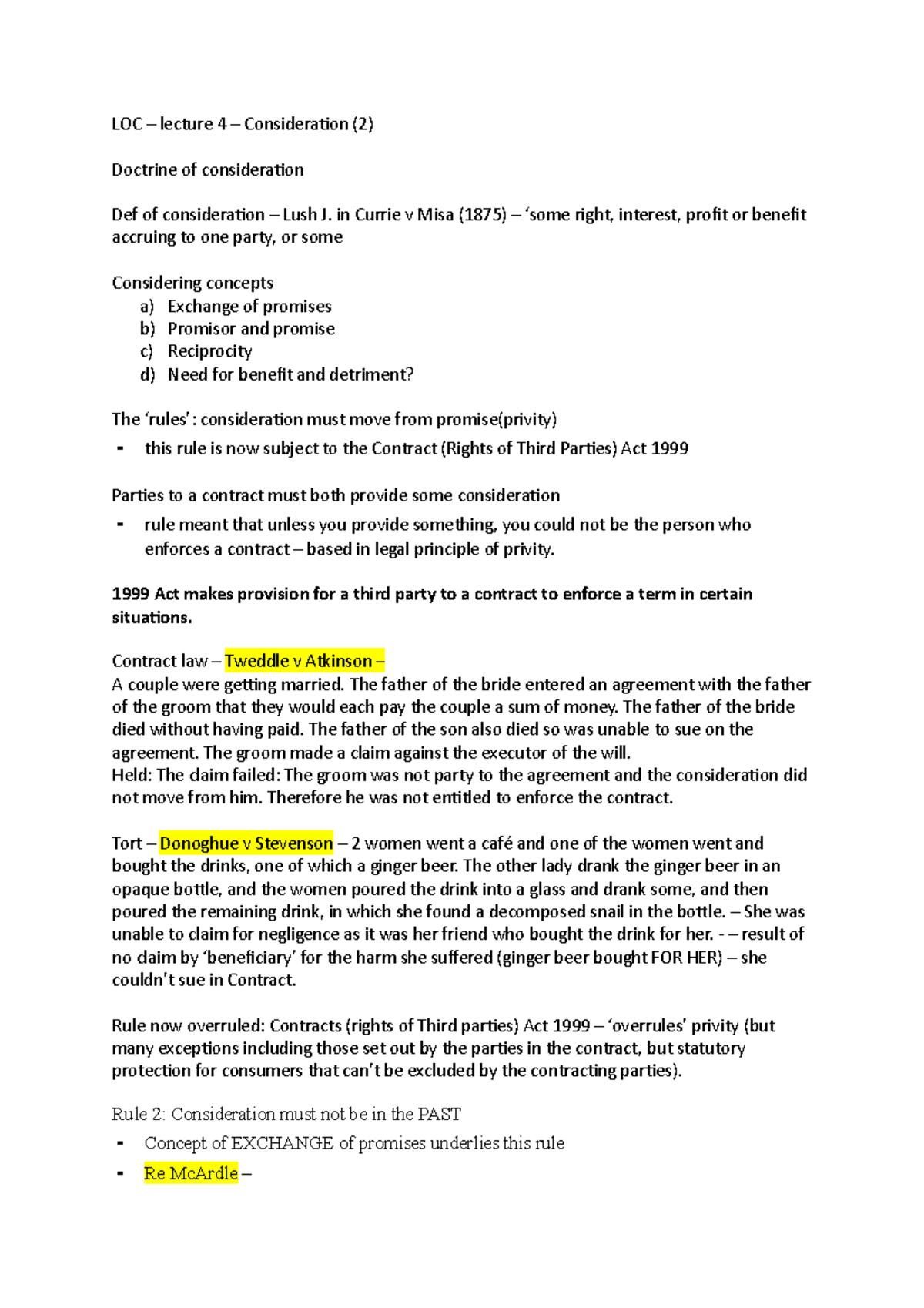 LOC - Lecture 4 - UWE - Studocu