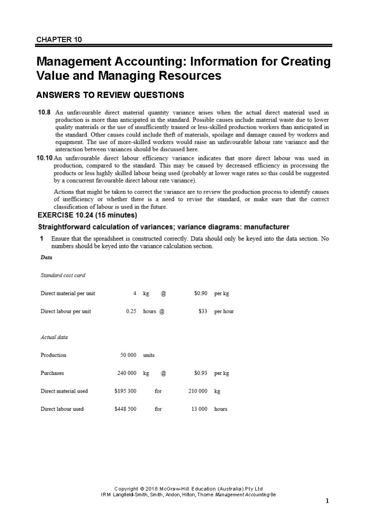 ACC2000 7 Week 8 Solutions-1 - Copyright © 201 IRM Langfield CHAPTER 10 ...