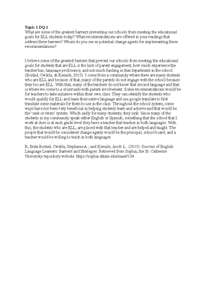 [Solved] Based on this topics readings what are some of the greatest ...