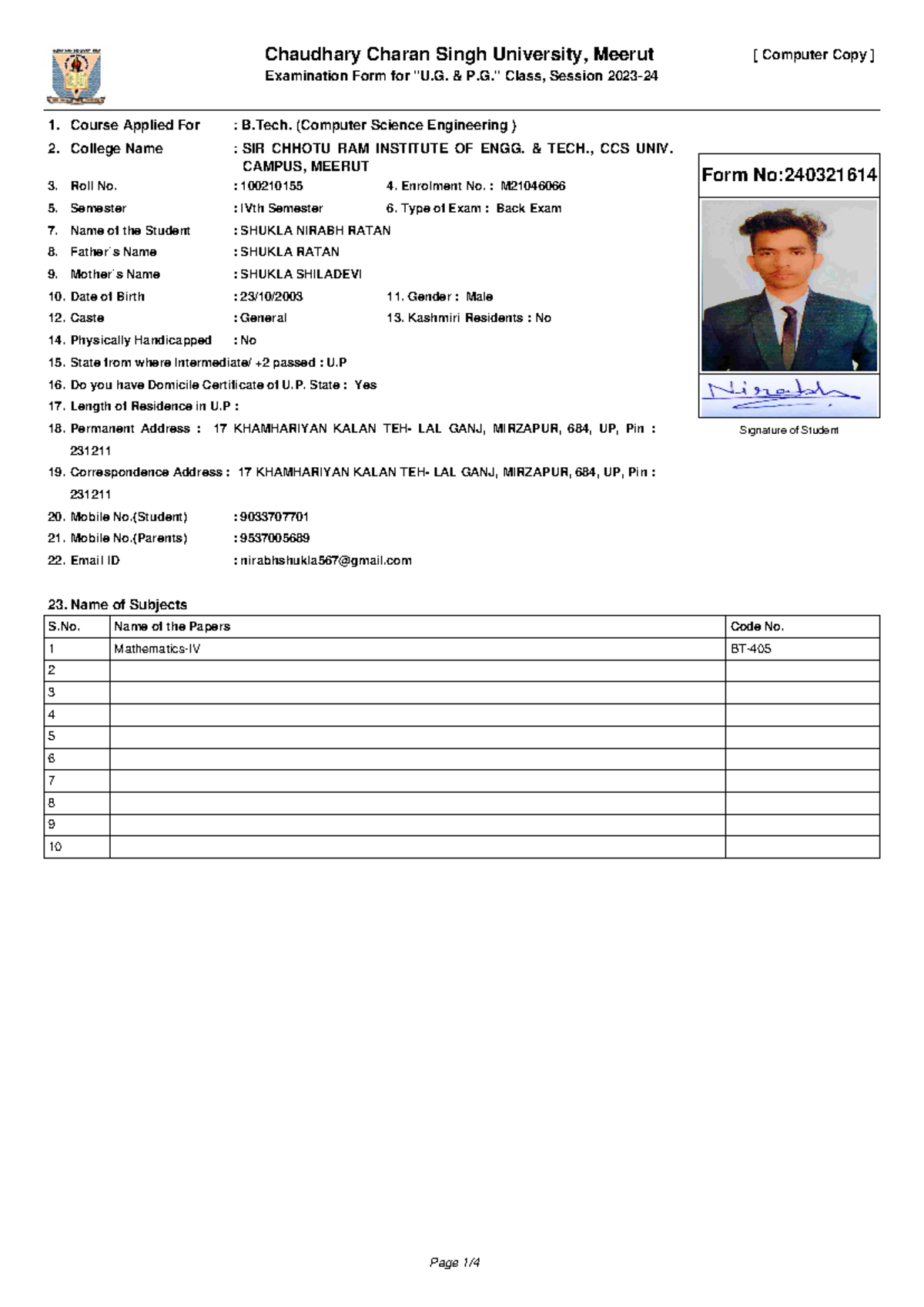 Doc - Summary Interactive Science Physical Science - Form No: Signature of Student Chaudhary ...