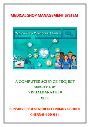 Bakery Management System - Aruni - A COMPUTER SCIENCE PROJECT SUBMITTED ...