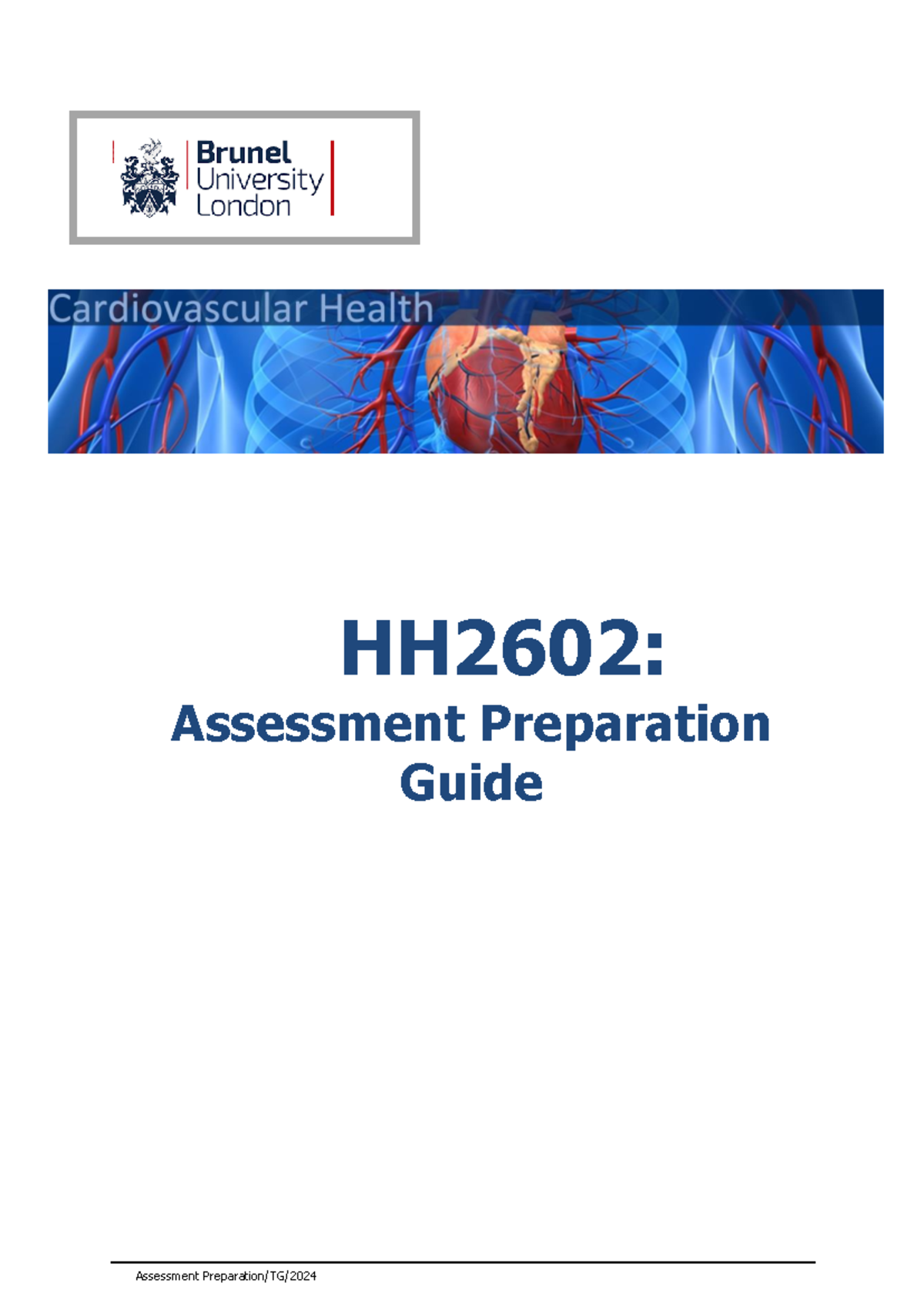 New HH2602 Assessment Topic Guide (2024) - HH 2602 : Assessment ...