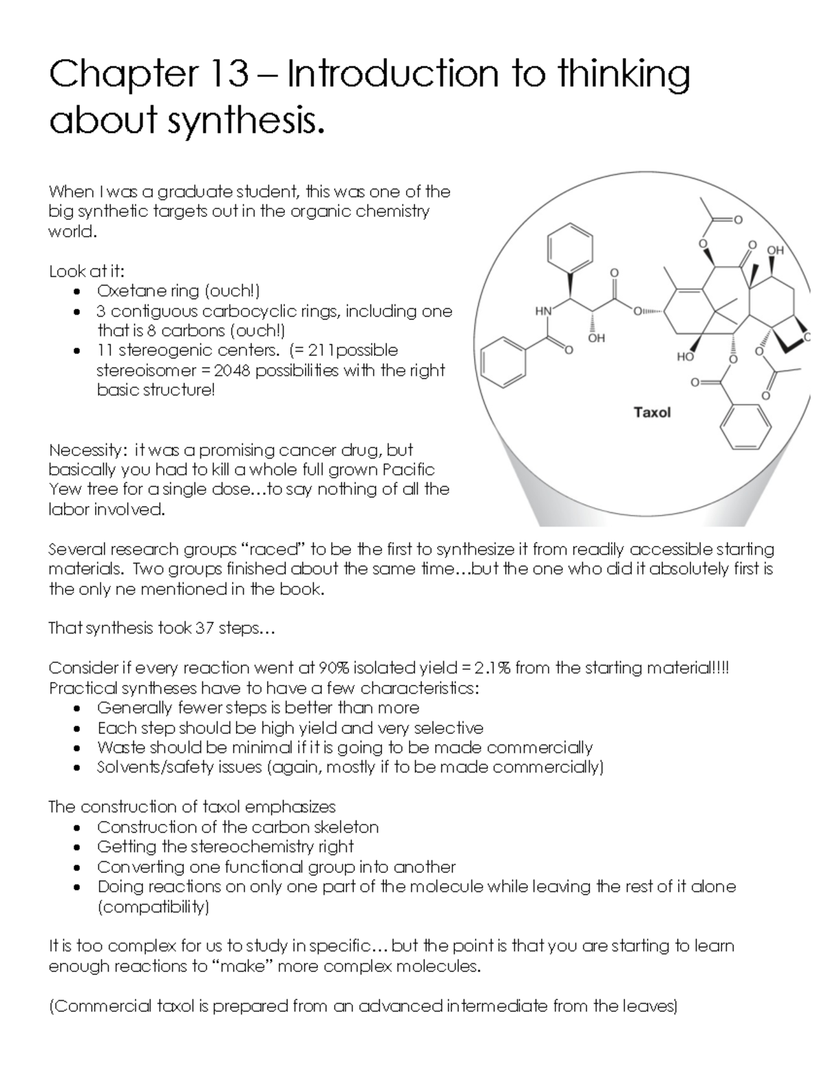 Chapter 13 - Really great lecture notes - Chapter 13 – Introduction to ...