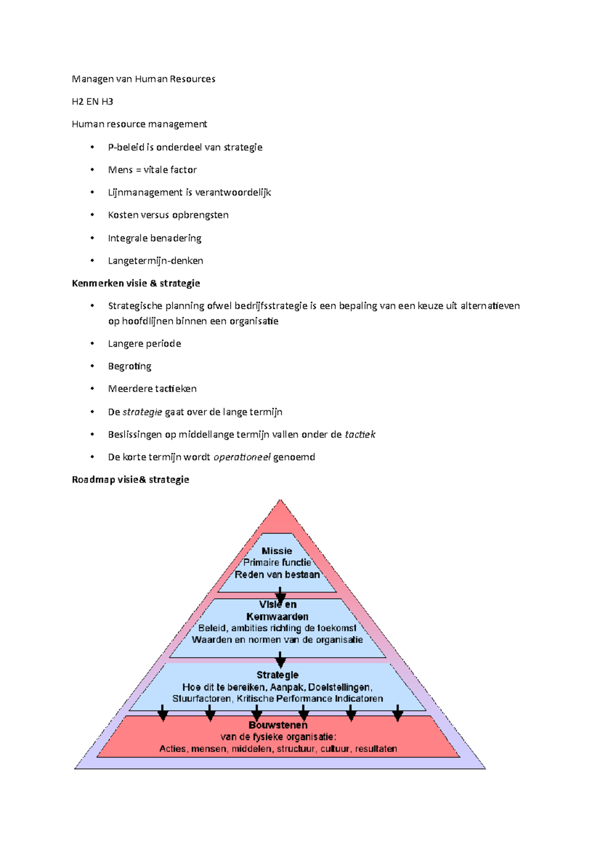 HRM- Managen van Human Resources samenvatting - Handboek HRM - Managen ...