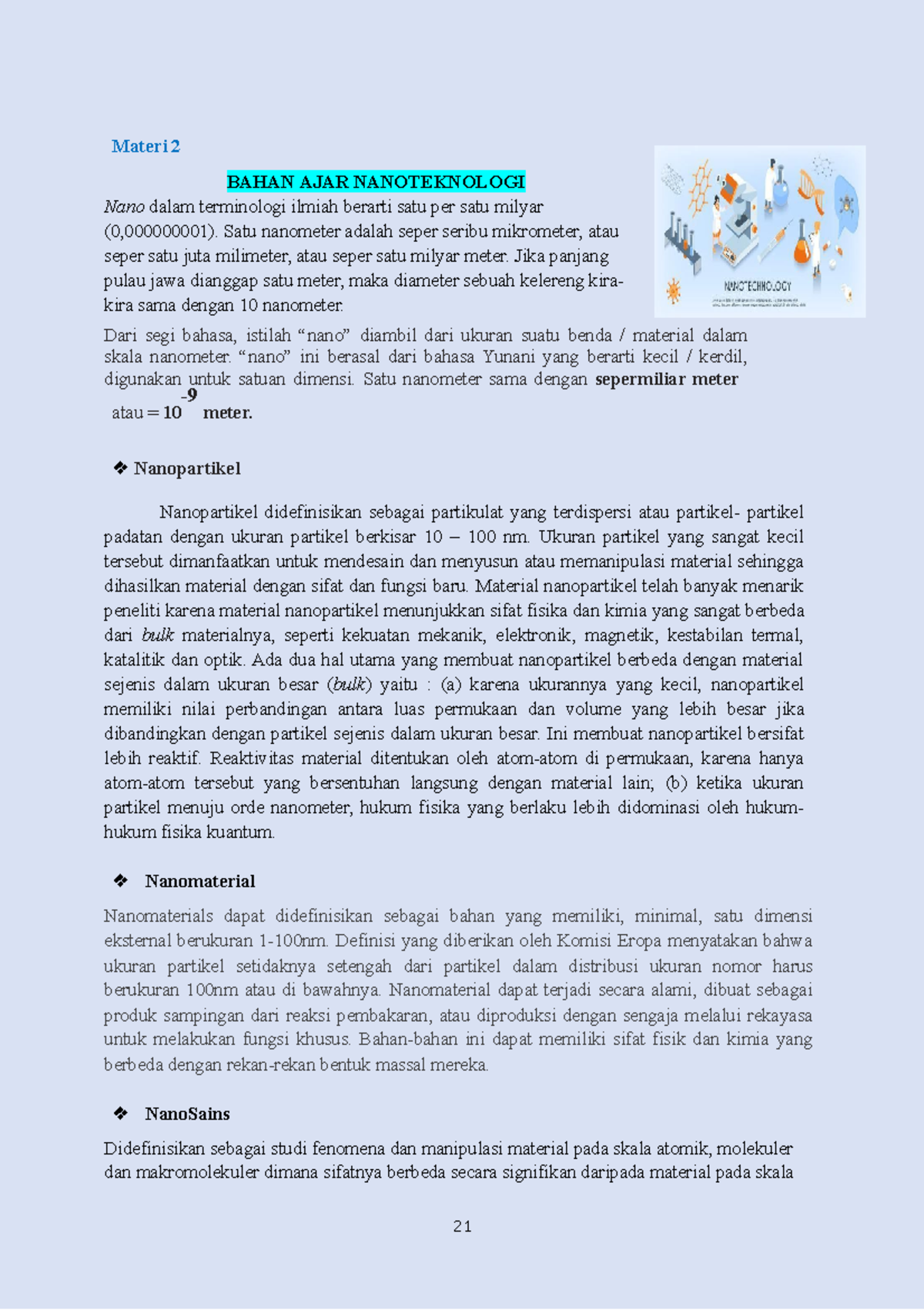 Model Atom Struktur Atom Nanoteknologi - Materi 2 BAHAN AJAR ...