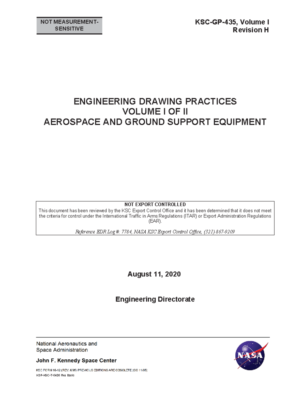 KSC GP 435 VOL 1 REV H - descripcion - KSC-GP-435, Volume I Revision H ...