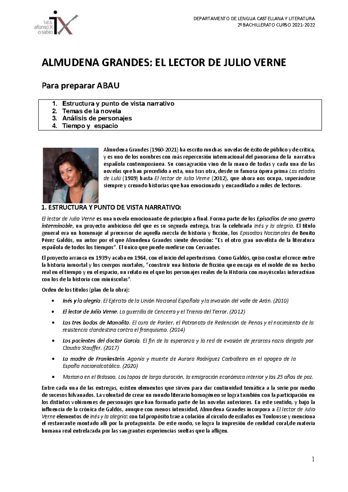 EL Lector DE Julio Verne Actualizado - 2∫ BACHILLERATO CURSO 2021 ...