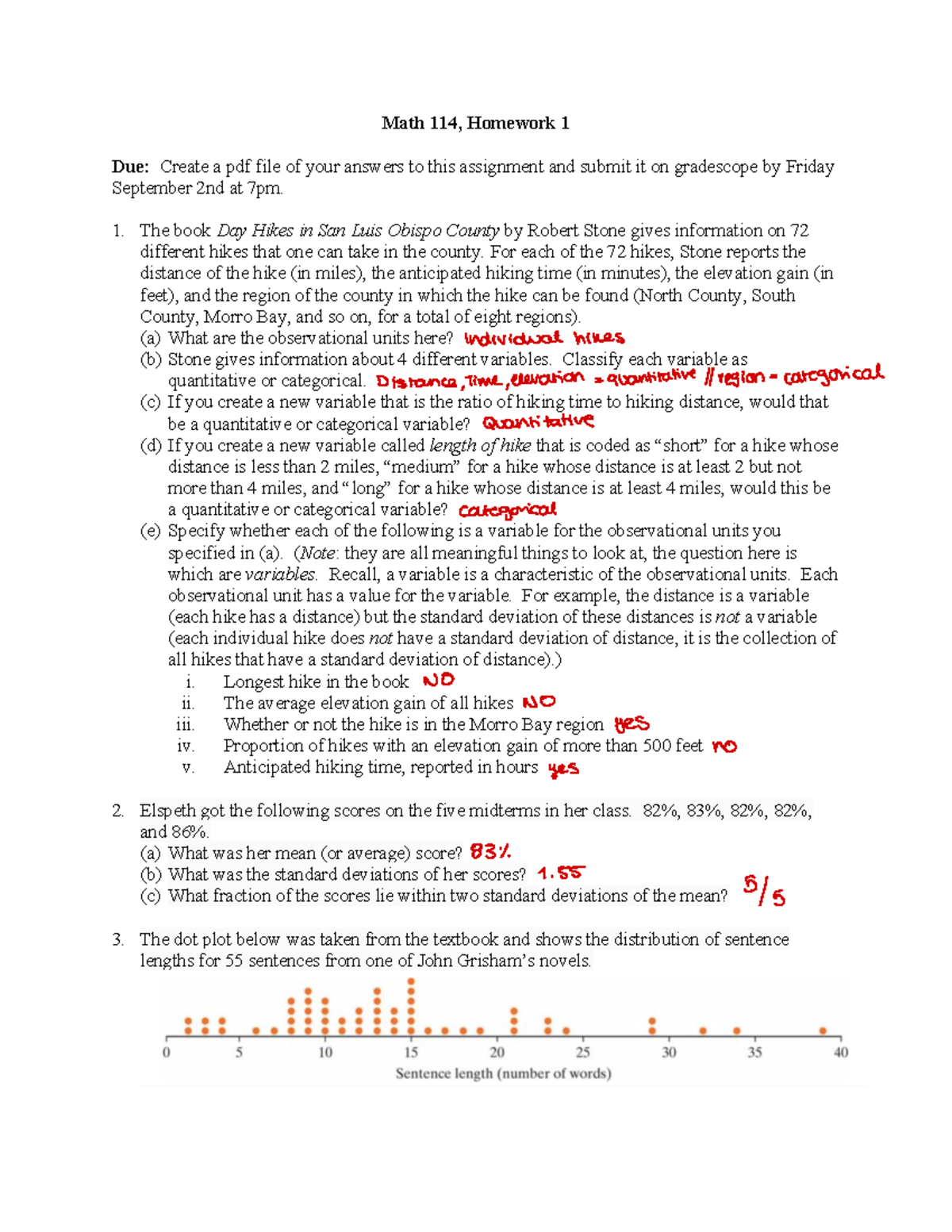 Homework 1 - Fall 2022 MATH 114 Foundations of Statistics - Math 114 ...
