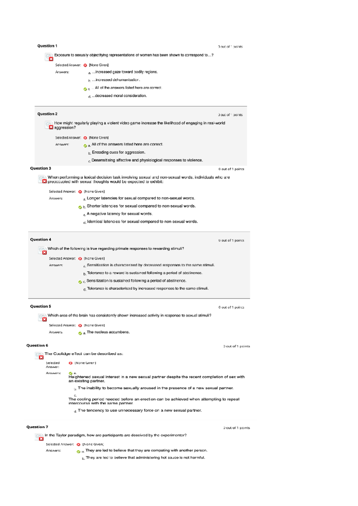 Cognition MC quiz 9 answers - PSY2204 - ECU - Studocu