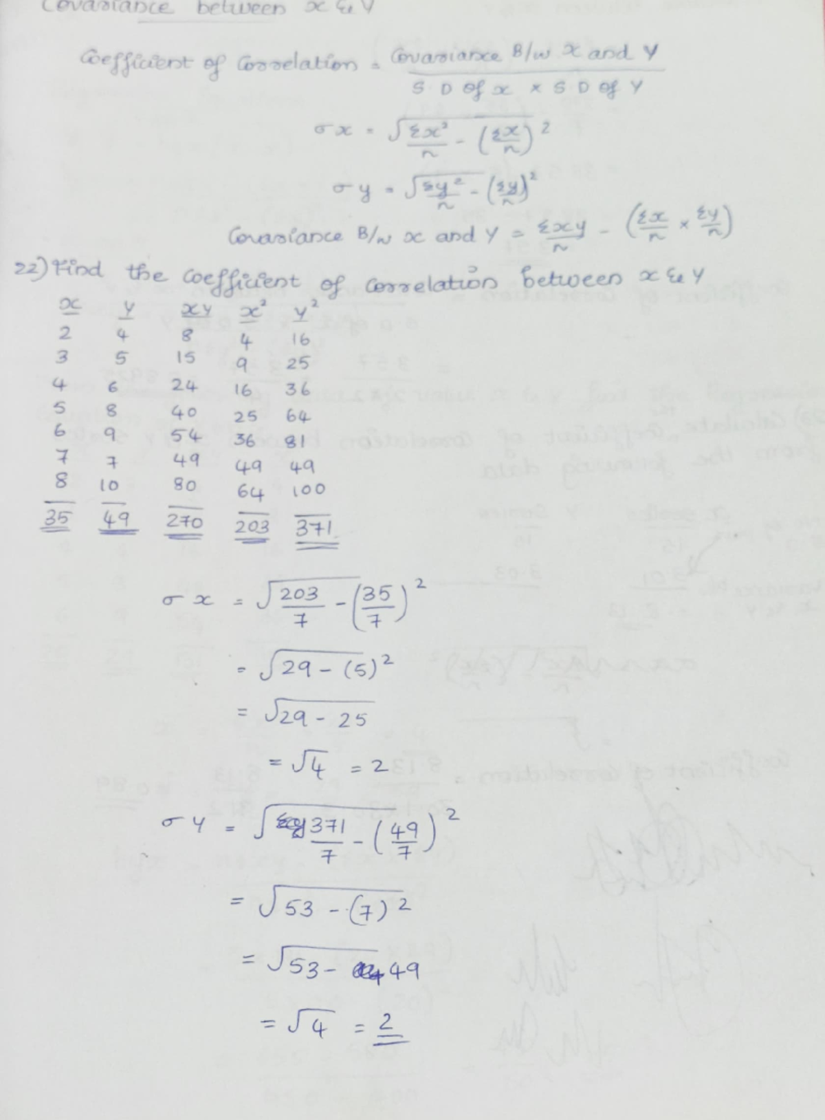 Quantitative Techniques 02 - VaataDce betuween effoort of oroelation varsiarce B/ and y SDof xs ...