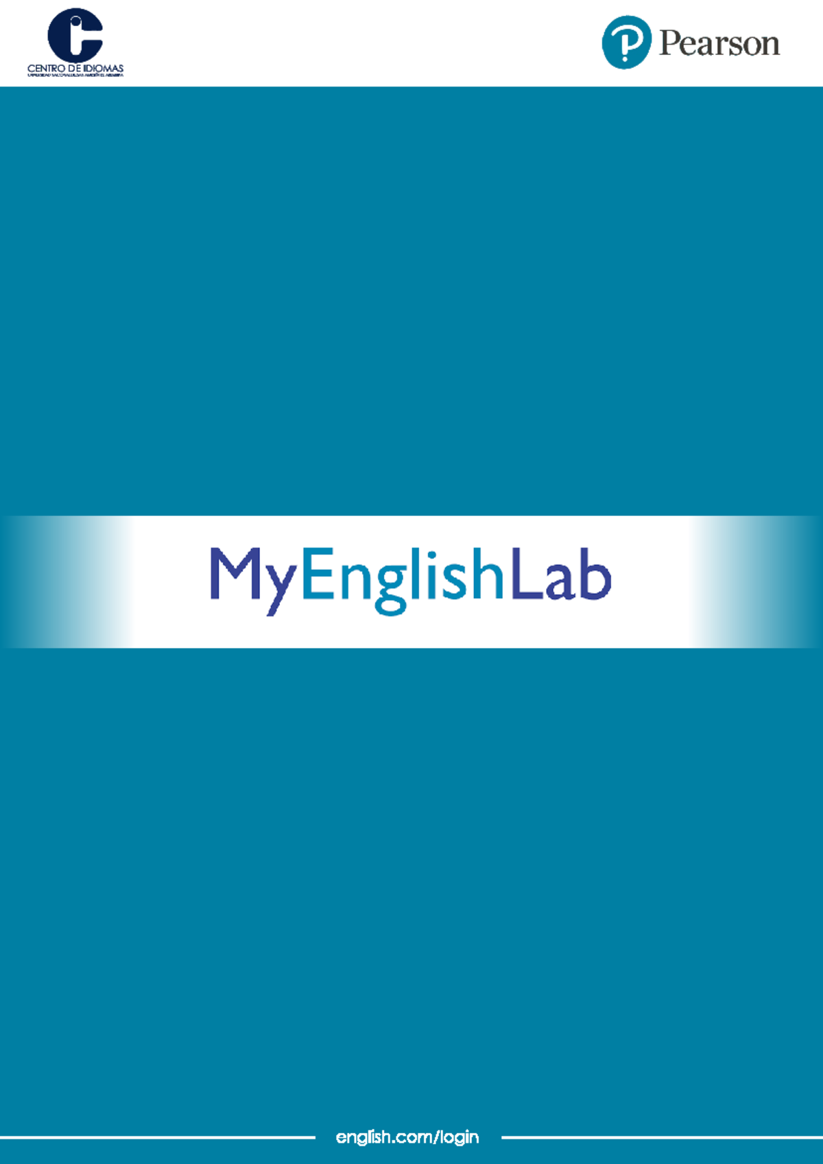 Plataforma - My English Lab - english/login INSTRUCCIONES DE ACCESO ...