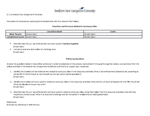 CCJS 100 - Assignment 1 - Assignment 1 Alexis Patrick University of ...