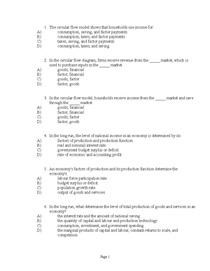 Chapter 4 The Market Forces of Supply and Demand - Chapter 4 - The ...