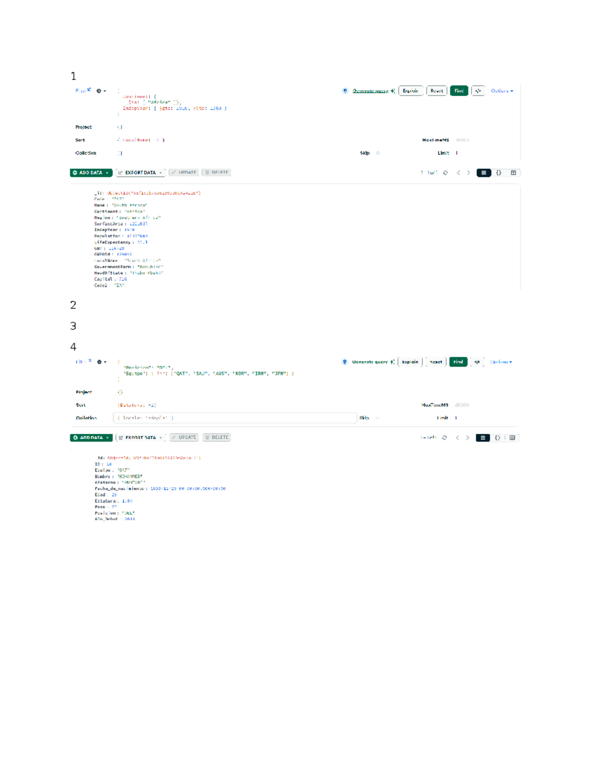 Examen Mongo - Programación Orientada A Objetos - Studocu