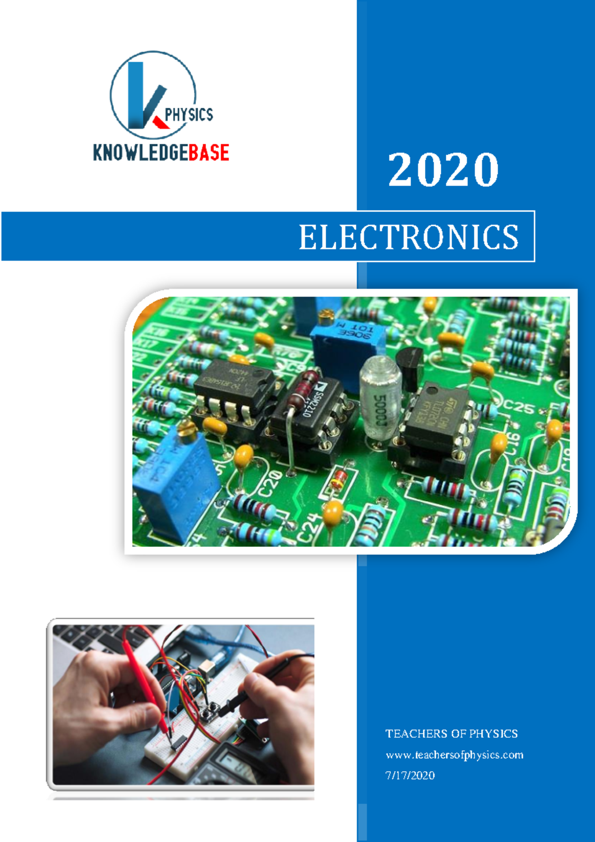 Electronics - good - 2020 TEACHERS OF PHYSICS teachersofphysics 7/17 ...