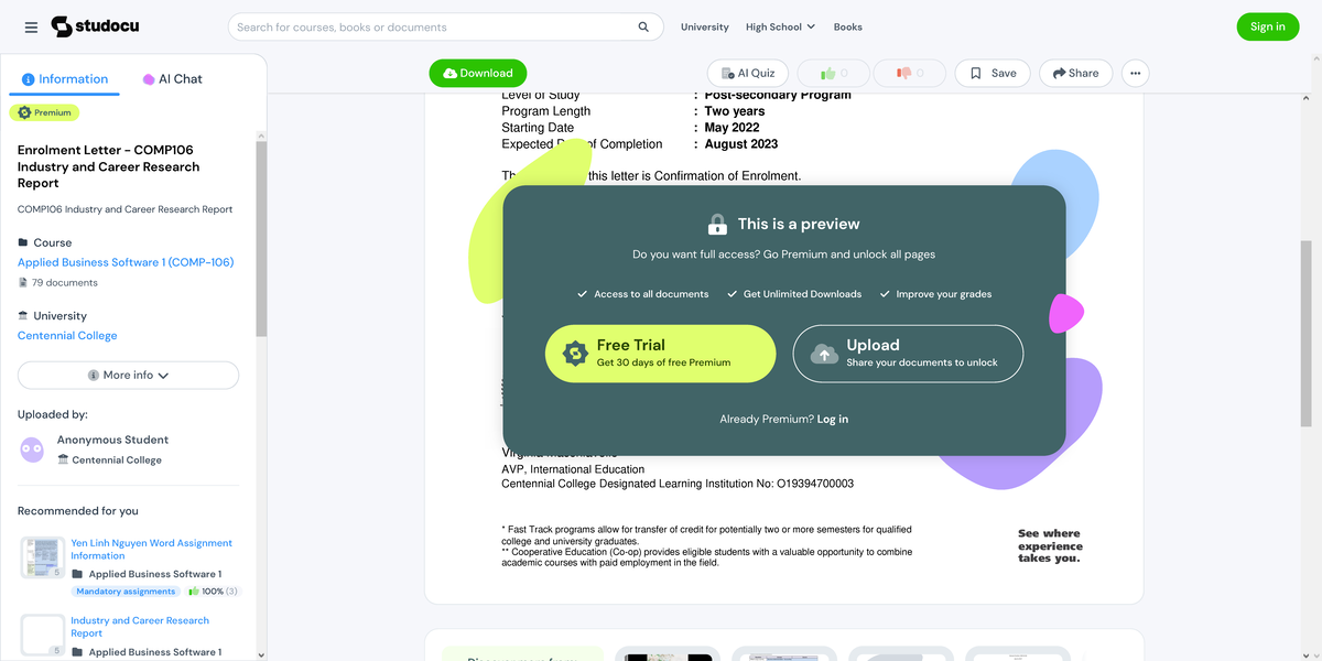 LOE - LOE Research pertaining to completing a course. - Yours truly ...
