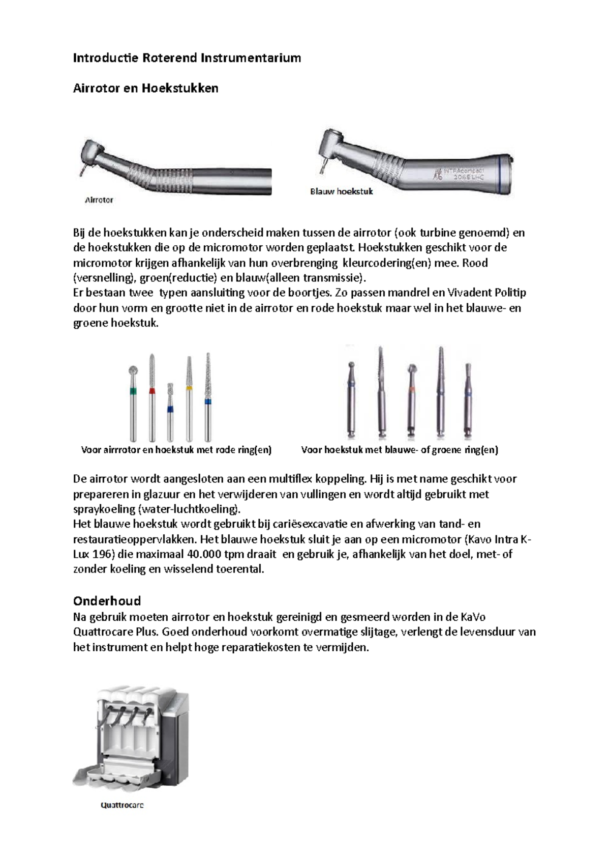 Introductie Roterend Instrumentarium - Introductie Roterend ...