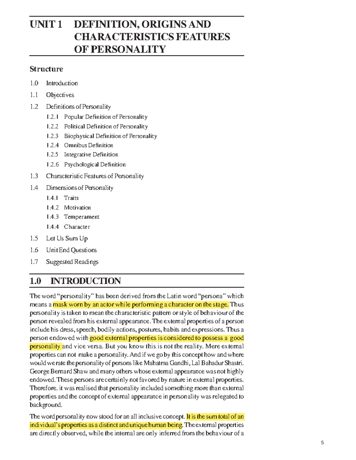 Personality definitions - Definition, Origins and Characteristics ...