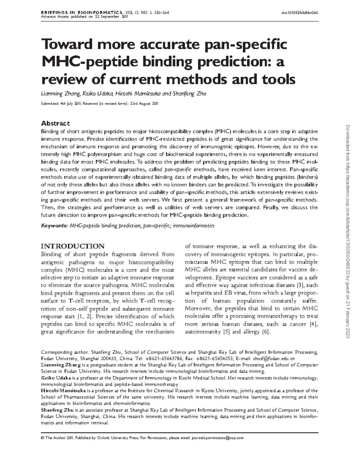 Toward more accurate pan-specific-2012 - Toward more accurate pan ...