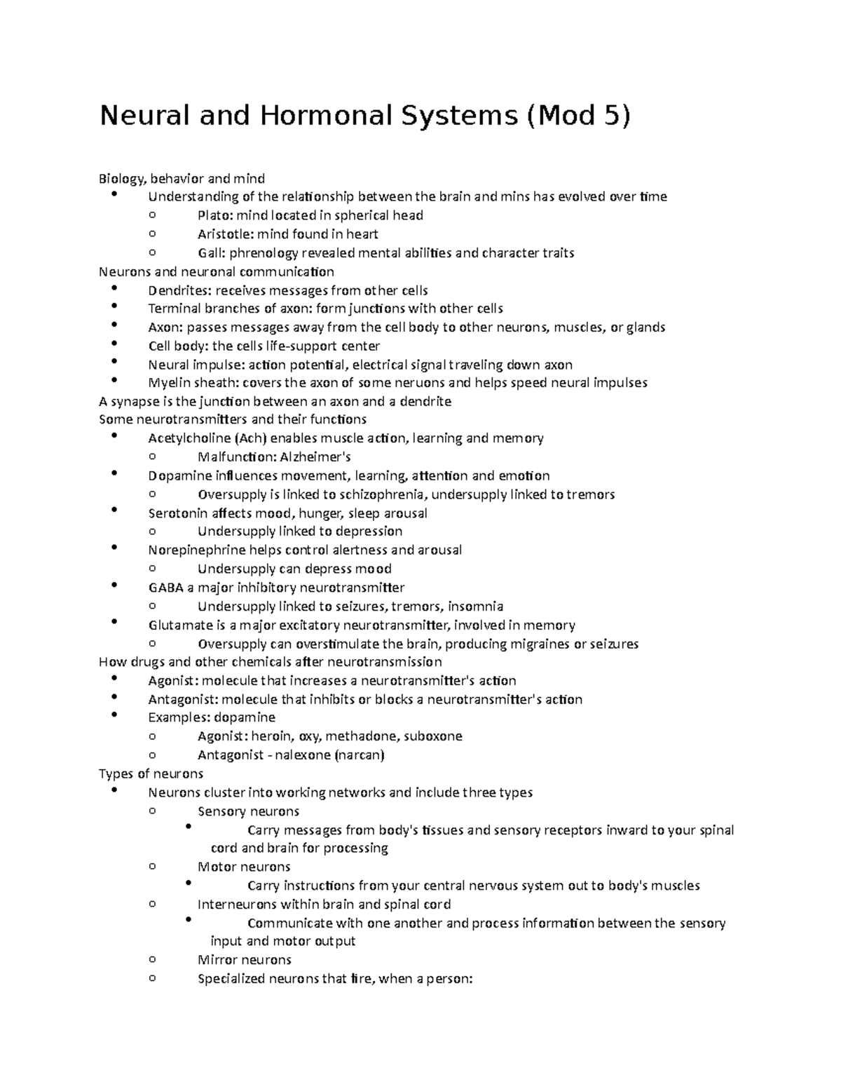 Neural and Hormonal Systems - The endocrine system is a set of glands ...