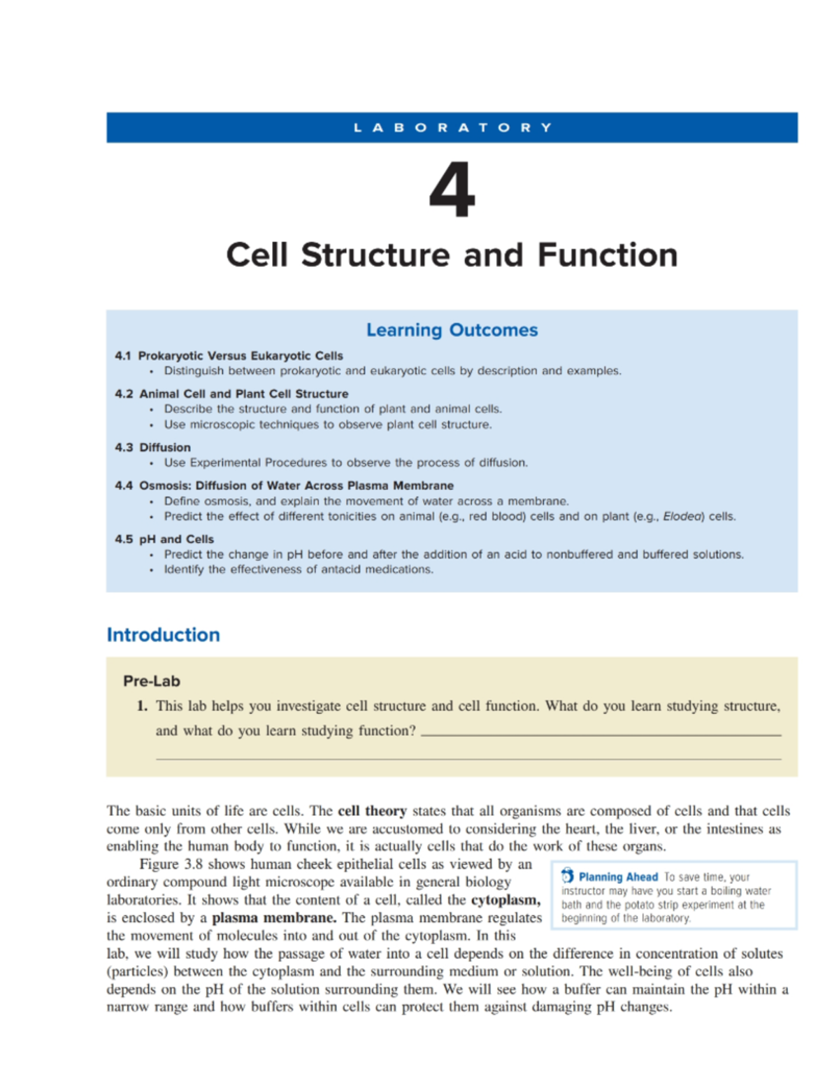 BIO 011 Lab #4 - gtjjth - LABORATORY 4 Cell Structure and Function ...