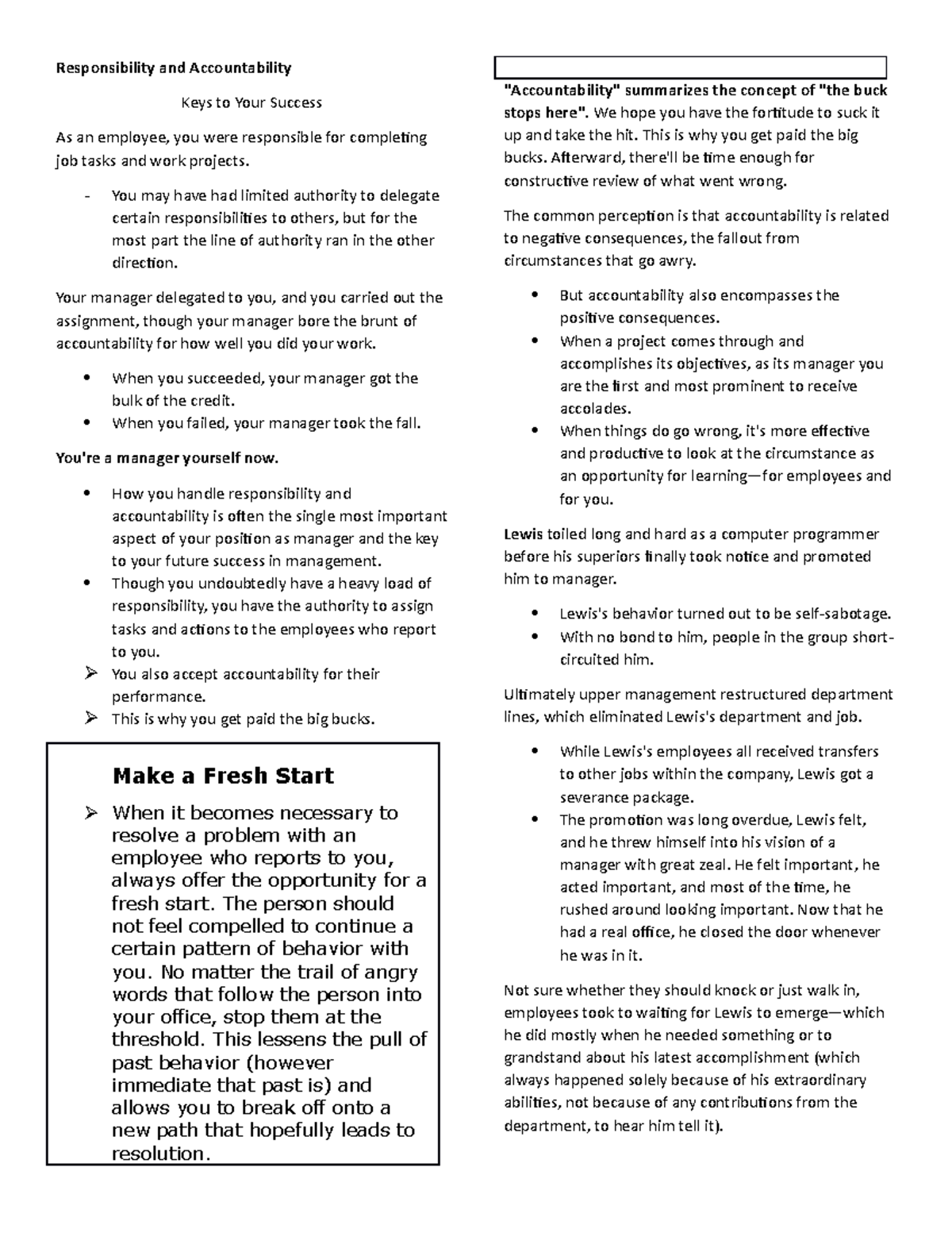 Responsibility-and-Accountability - Responsibility and Accountability ...