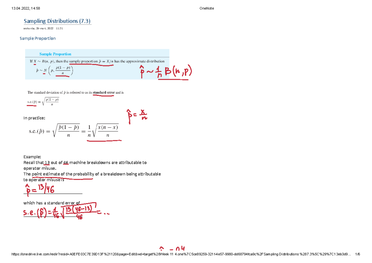 7 3 - Sampling Distributions (7) seshanba, 29-mart, 2022 11: In ...