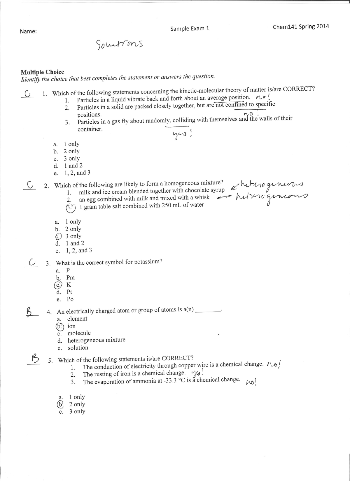 Sample Exam 1 Solutions - MTH 229 - Studocu