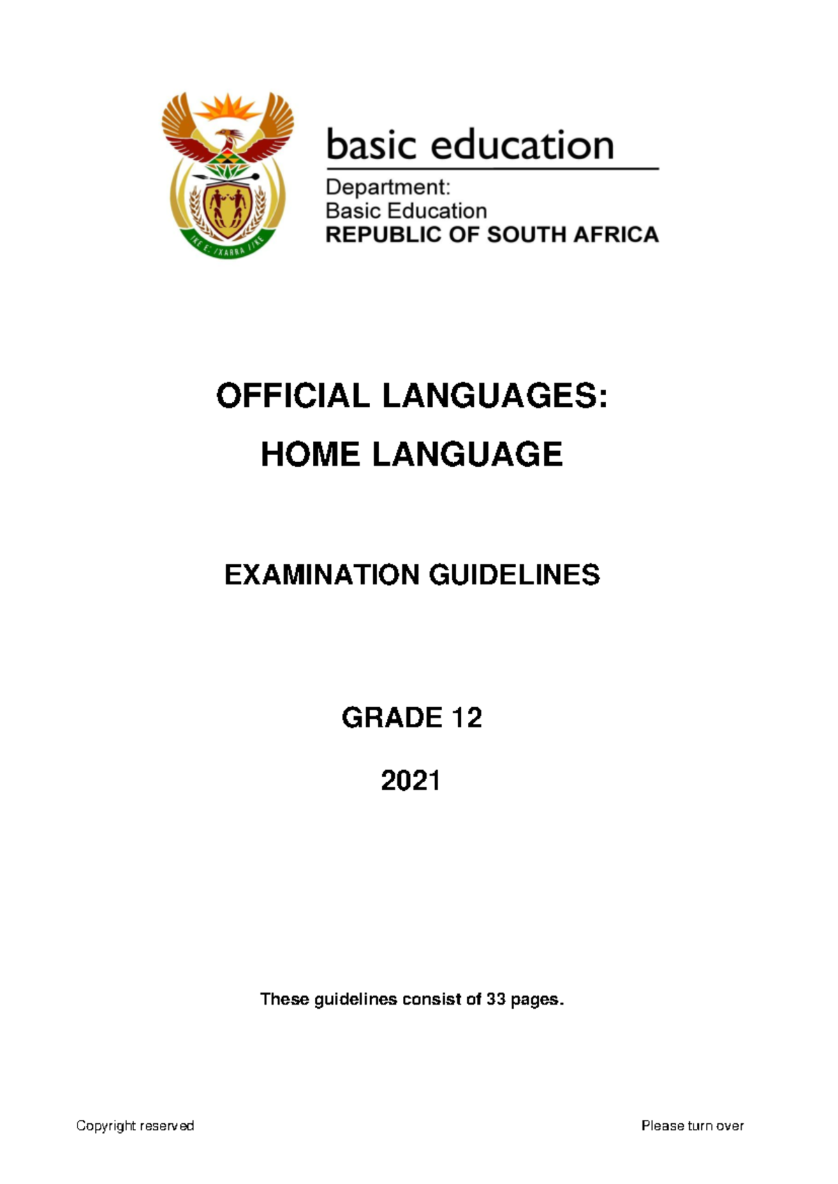 Home Languages GR 12 Exam Guidelines 2021 - DESIGN OFFICIAL LANGUAGES ...