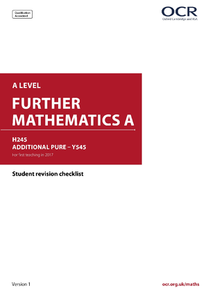 Further Math formula - List MF List of formulae and statistical tables ...