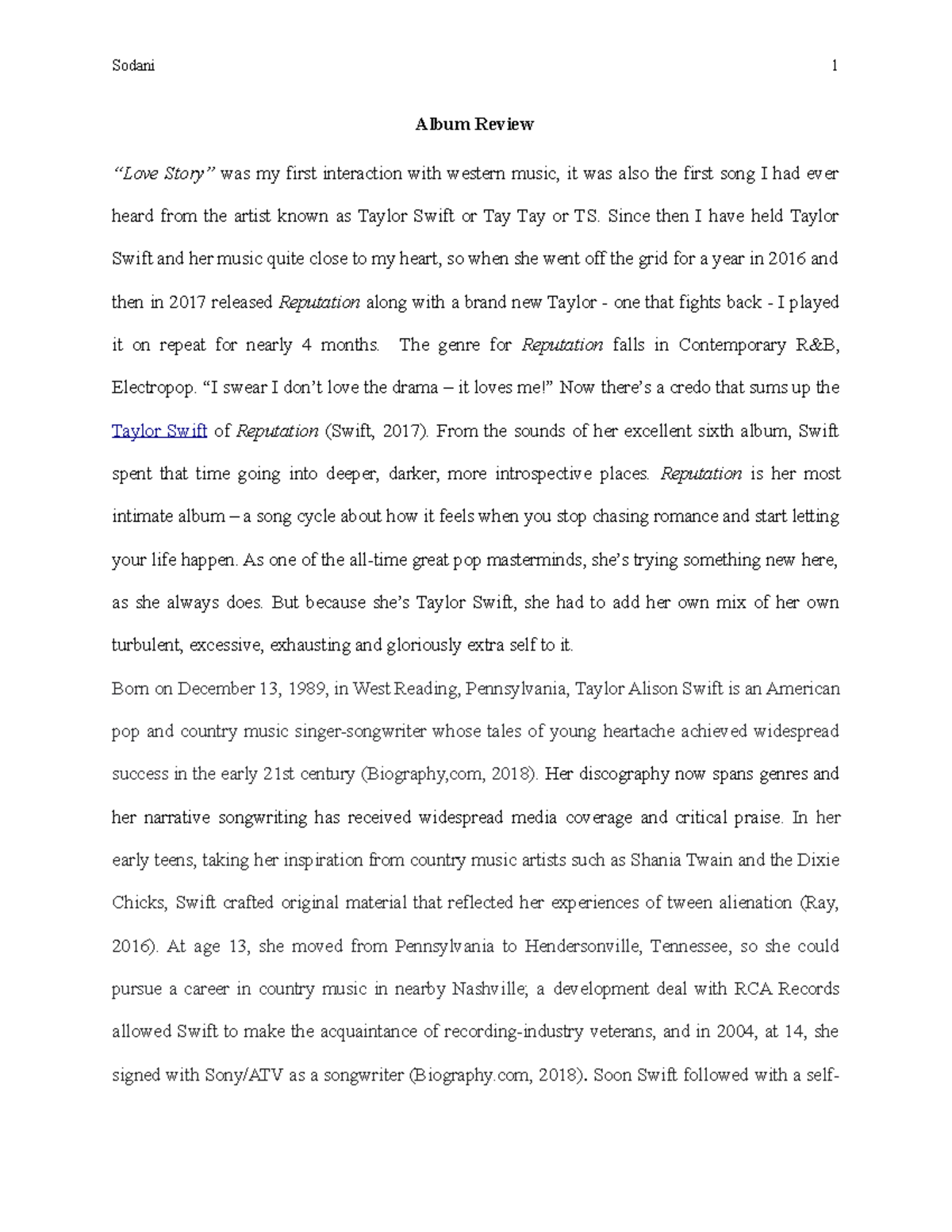 MU 100: Album Review - Album Review “Love Story” was my first ...