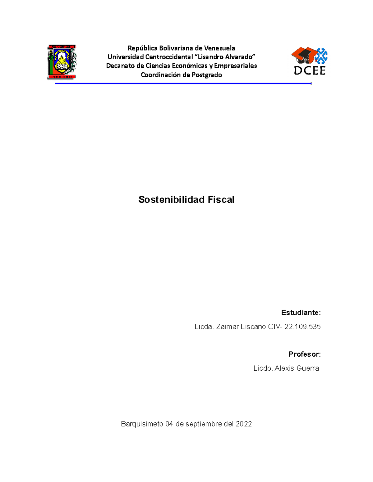 Ucla - resumen - República Bolivariana de Venezuela Universidad ...