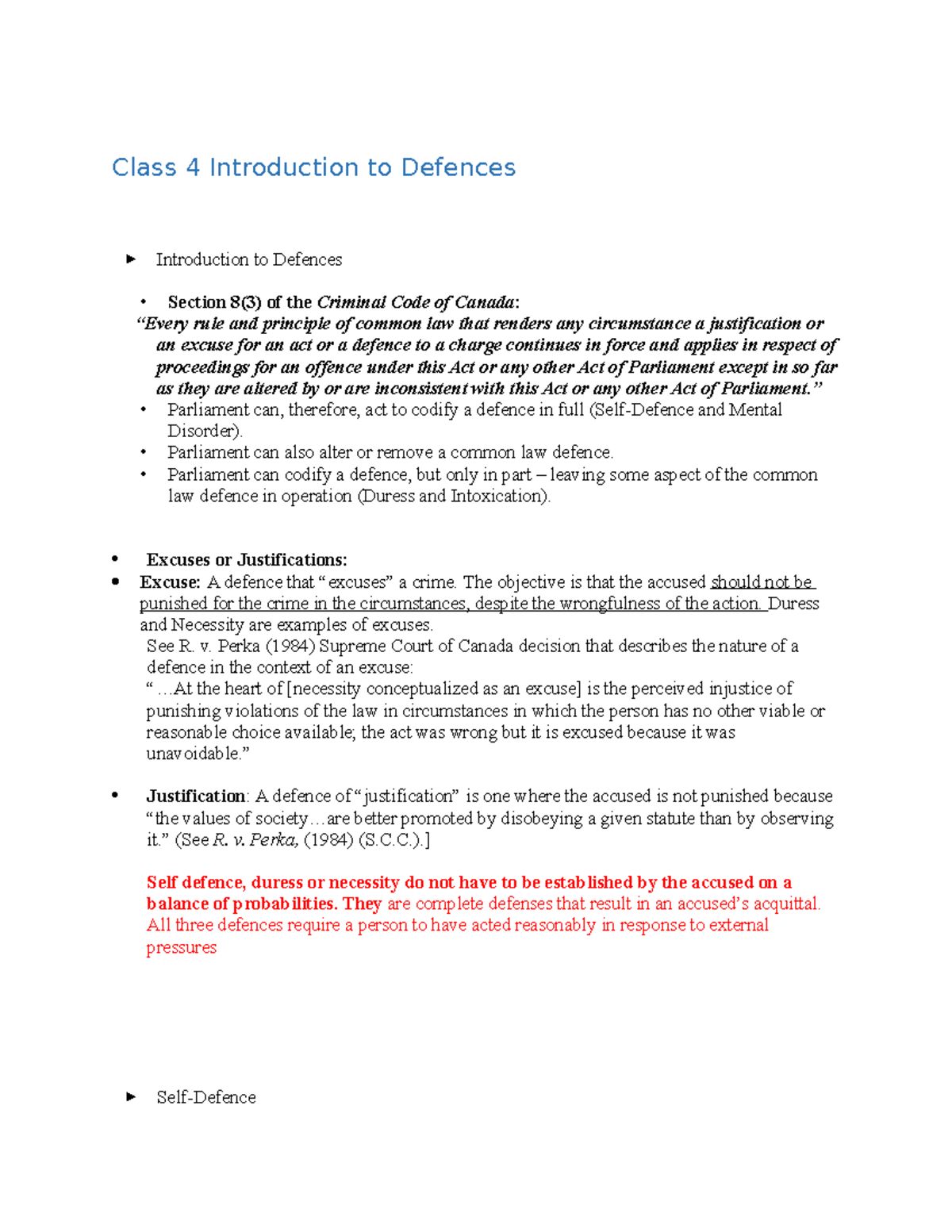Class 4 Introduction to Defences - Class 4 Introduction to Defences ...