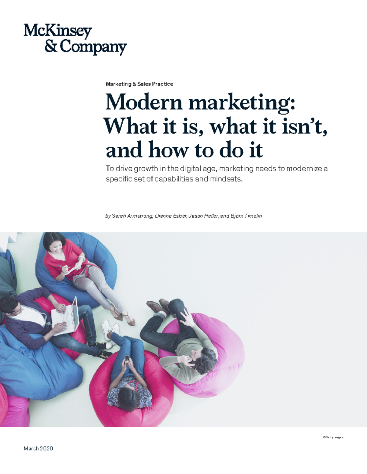 Modern marketing what it is and isnt - Marketing & Sales Practice ...