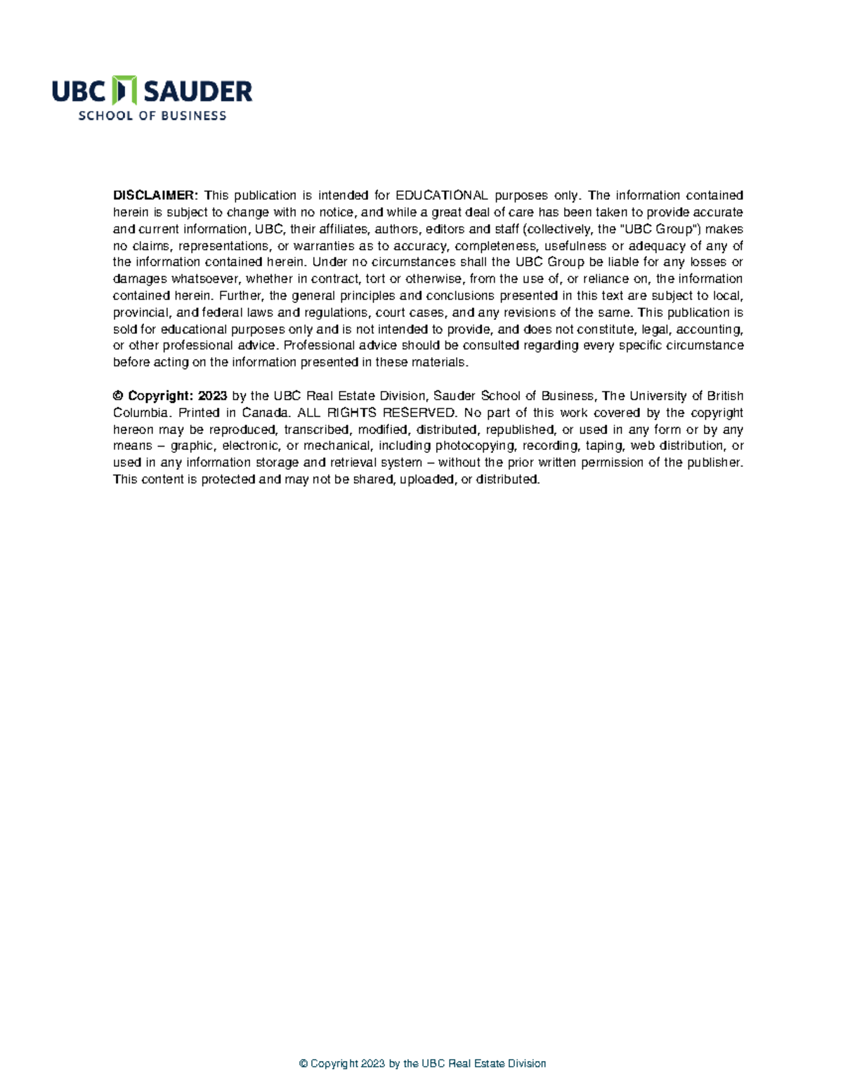 Assignment 1 - DISCLAIMER: This publication is intended for EDUCATIONAL ...