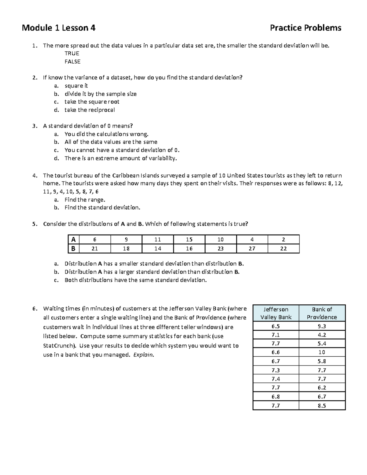 Module 1 Lesson 4 Practice Problems 22 Module 1 Lesson 4 Practice