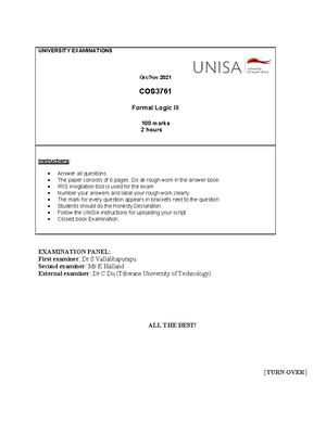IRIS Unisa Instructions - IRIS set up instructions for UNISA students IRIS Invigilation (IRIS ...