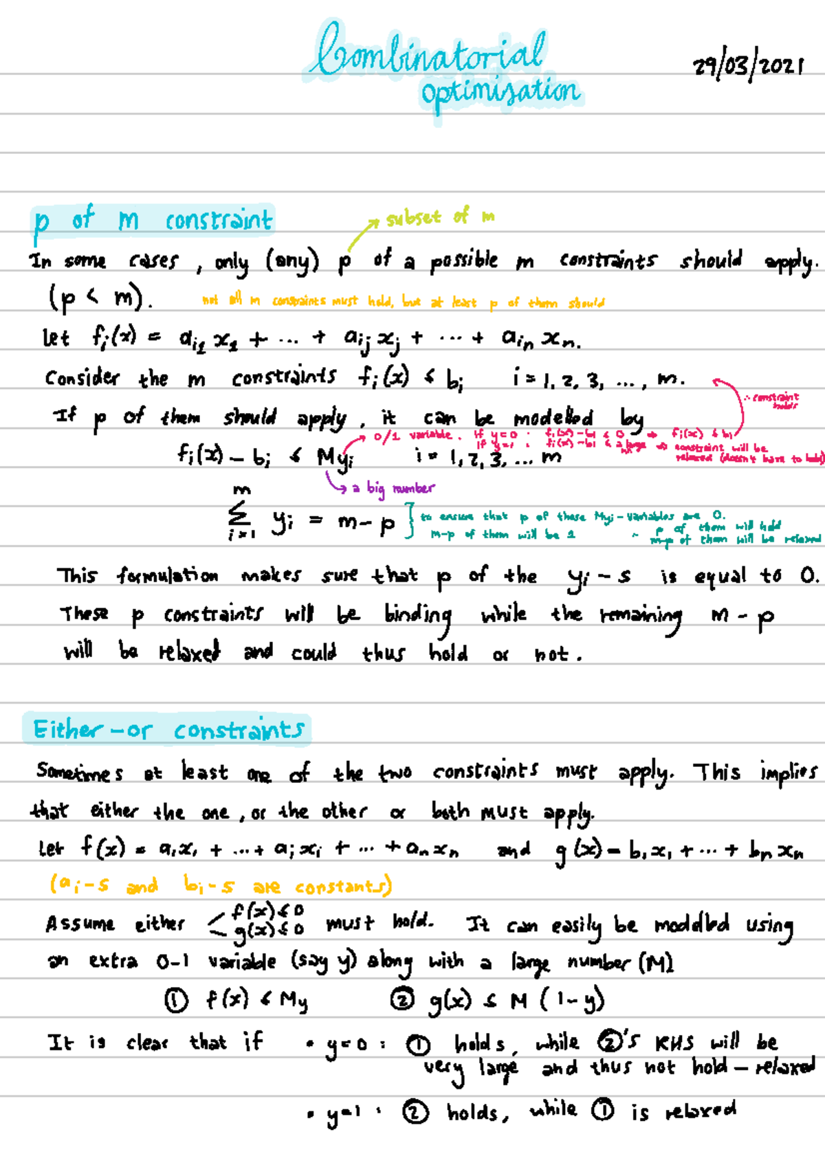OR314 Week 3 - Week 3 notes - 55336 - Studocu