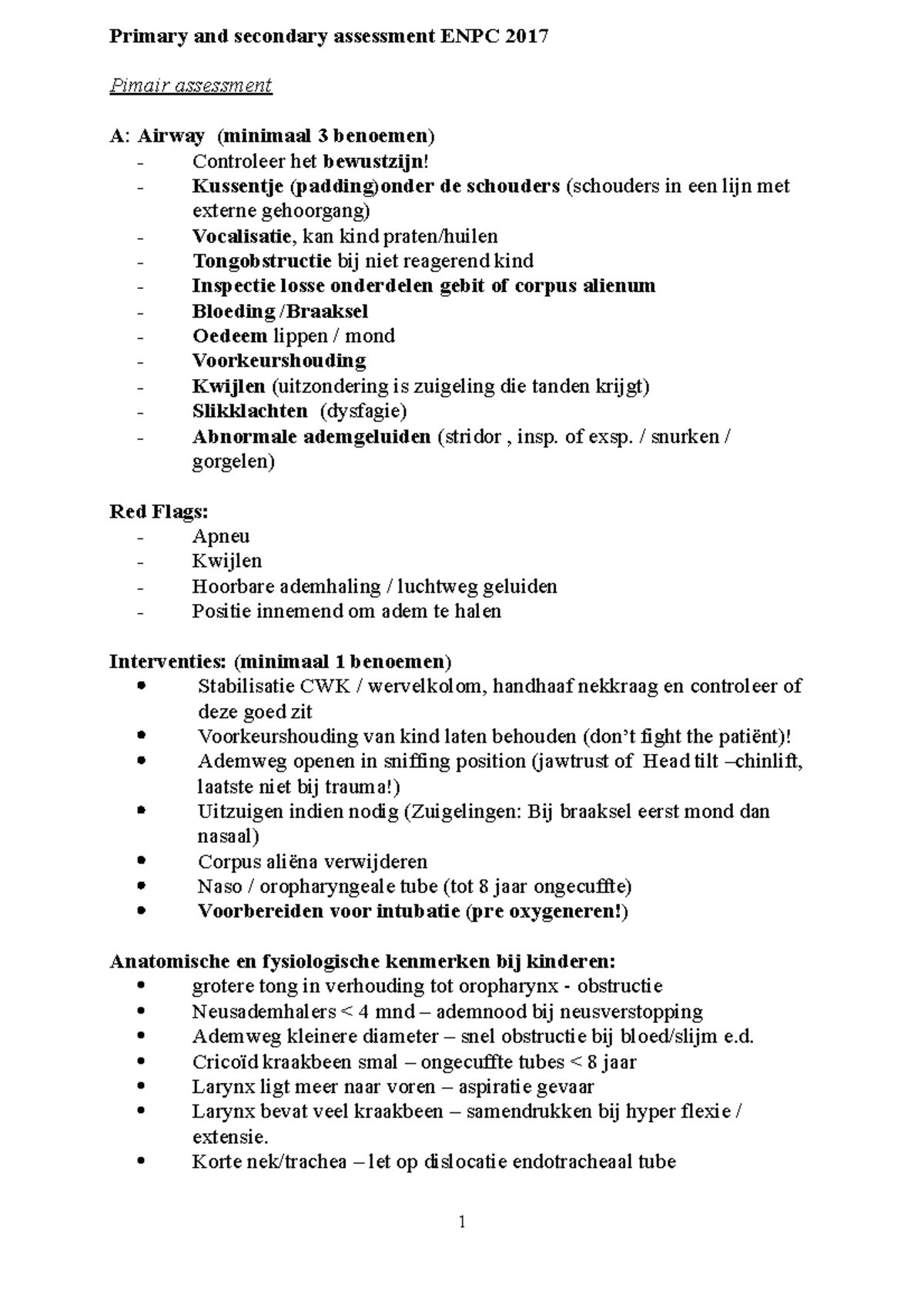 Enpc Primary And Secondary Assessment – ZIMTMR