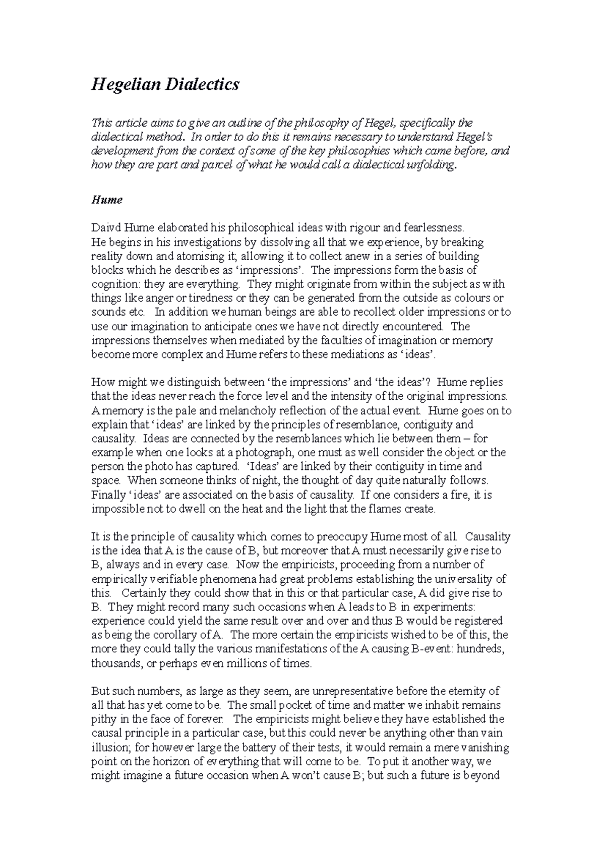 Hegelian Dialectics - Business research methods - Hegelian Dialectics ...