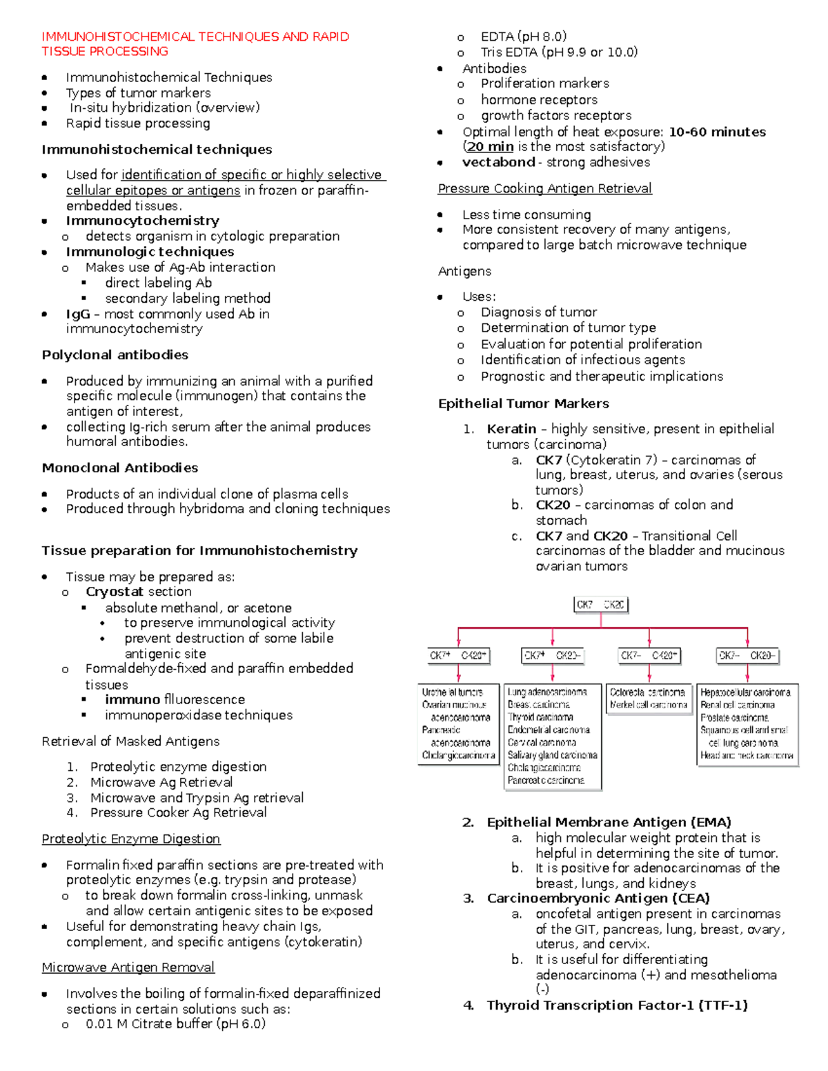 Lecture Notes on Immuno-histochemical Techniques and Rapid Tissue ...