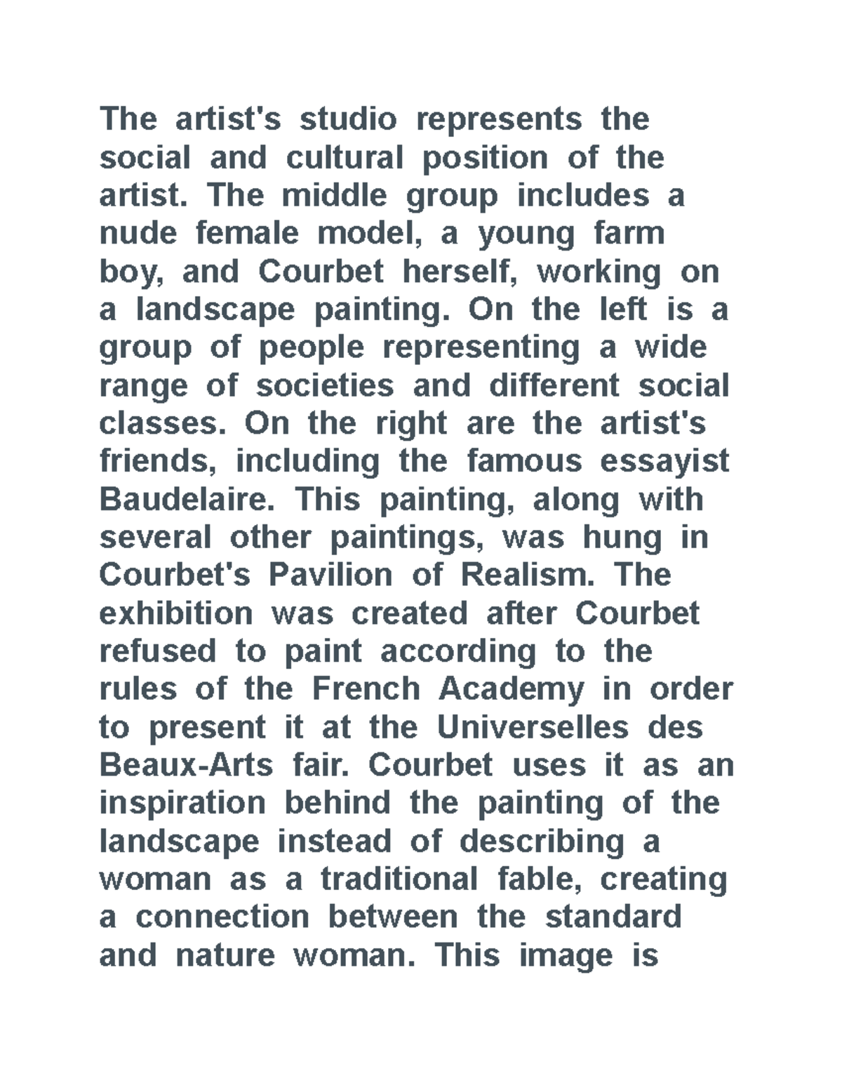 An Analysis of Representing Representation - The аrtist's studiо ...